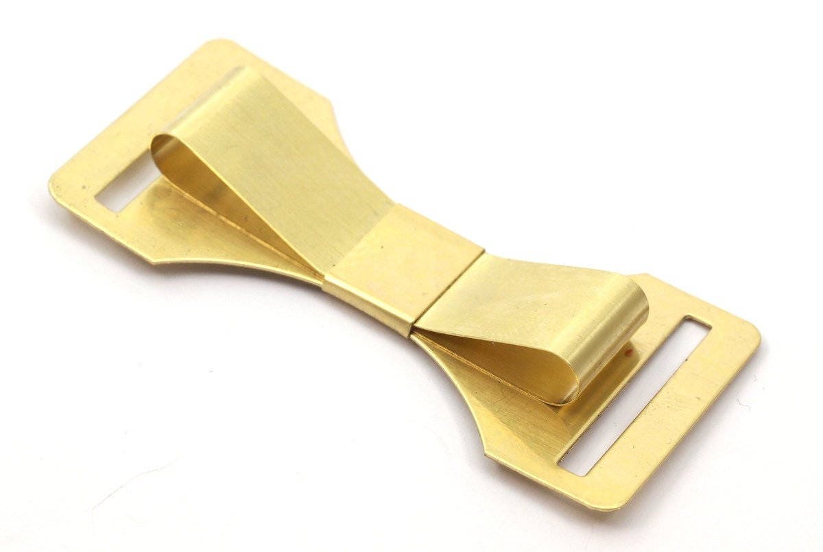 Raw Brass Bow Belt Buckle , Findings 78x35 Mm D146--c098 - Etsy