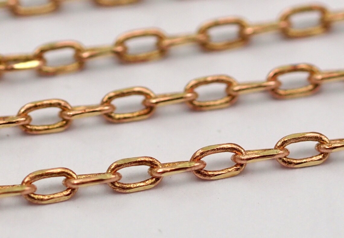 Link Chain Faceted Chain 10M Faceted Soldered Brass Chain - Etsy