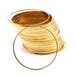 45mm Circle Connectors - 24 Raw Brass Circle Connectors (45x1x1mm) Bs ...
