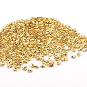 Brass Chain Connector 250 Raw Brass Ball Chain Connector | Etsy