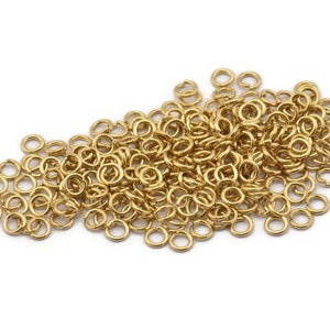 3mm Jump Rings - 250 Raw Brass Jump Ring (3x0.60mm) ( A0395 ) - Etsy