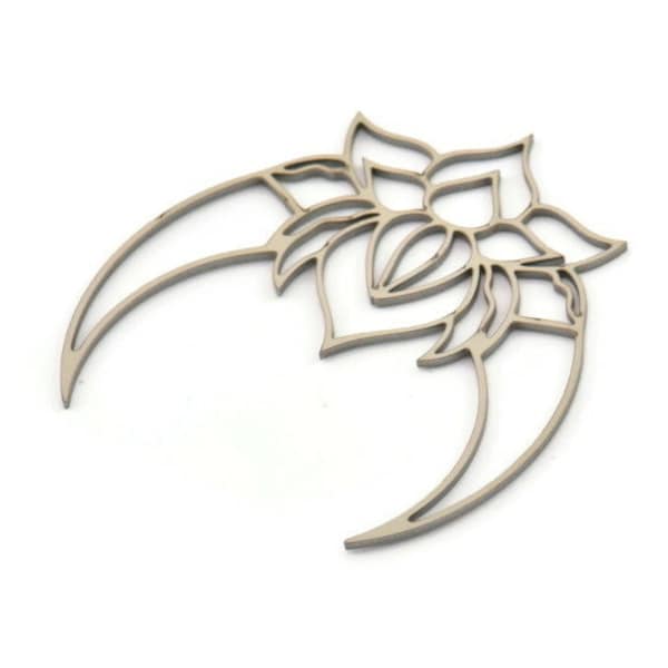 Lotus Flower Pendant - Etsy