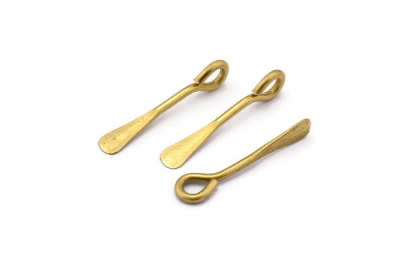 Paddle Eye Pins 12 Raw Brass Paddle Eye Pins 20x1.2mm D0347 - Etsy