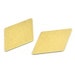 Brass Diamond Blank, 6 Textured Raw Brass Diamond Blanks, Rhombus ...