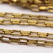 2mm Link Chain, 10 M. Rectangle Raw Brass Chain, Open Link (3.5x2mm ...