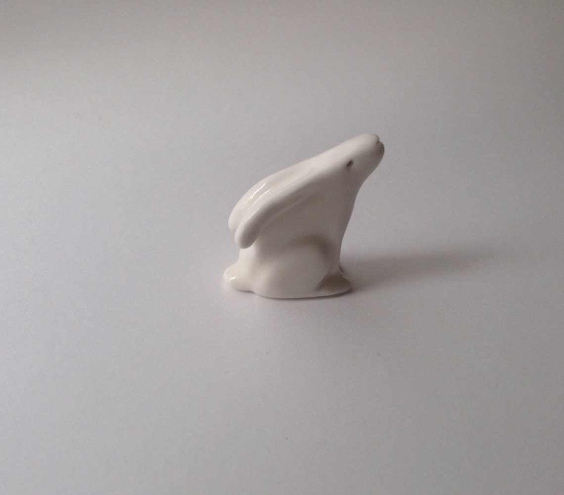 Rabbit Bunny Rabbit Porcelain Rabbit Rabbit Looking at the | Etsy