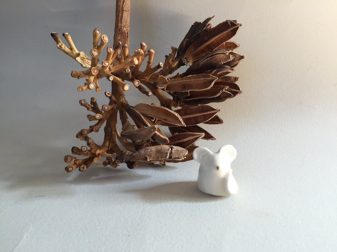 Mouse, Porcelain Mouse, Small Porcelain Animal, Clay Animal, Animal ...