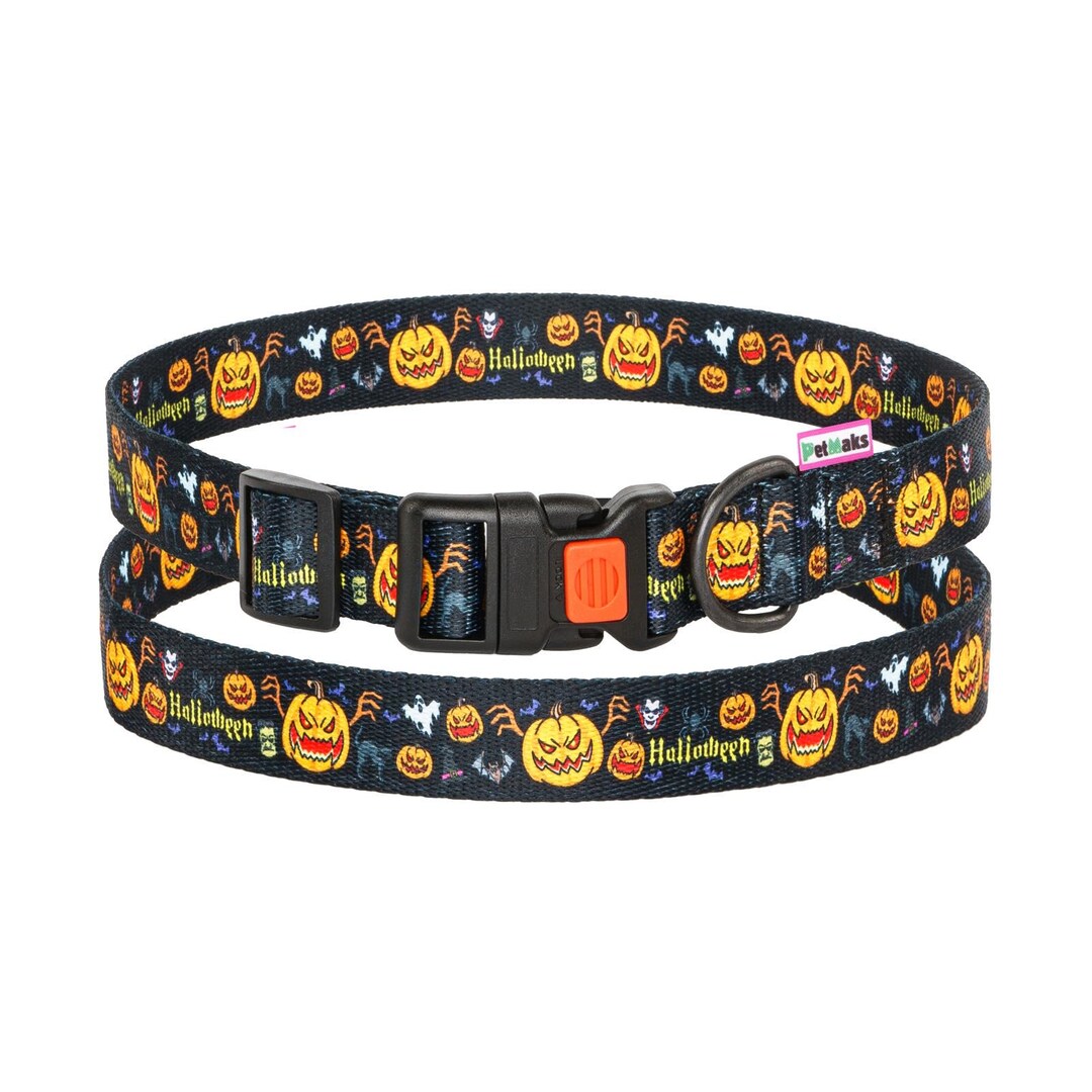 Collar for Dog Petmaks Hallween Black - Etsy