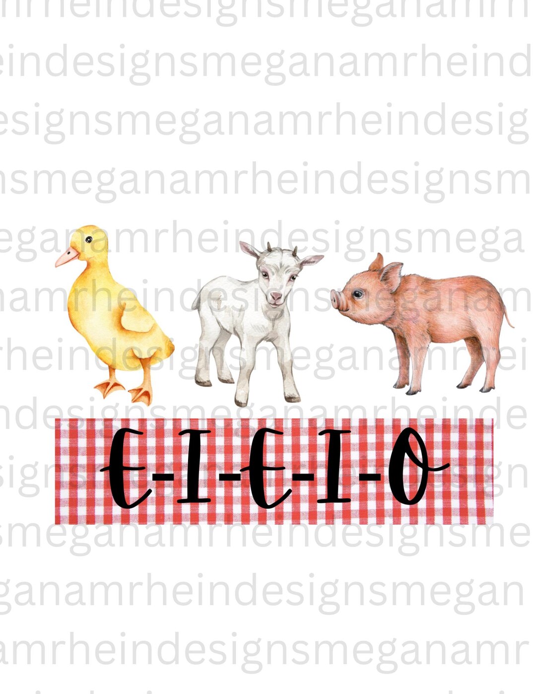 E-i-e-i-o INSTANT DOWNLOAD - Etsy