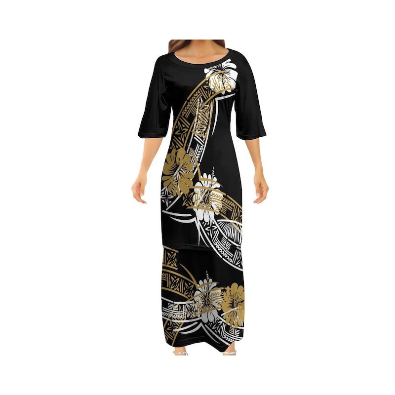 Samoan Puletasi - Etsy New Zealand