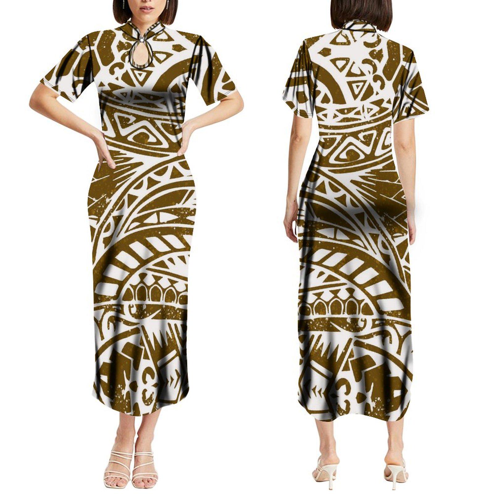 Free Shipping Custom Logo Samoan Polyensian Tribal Design Summer Short ...