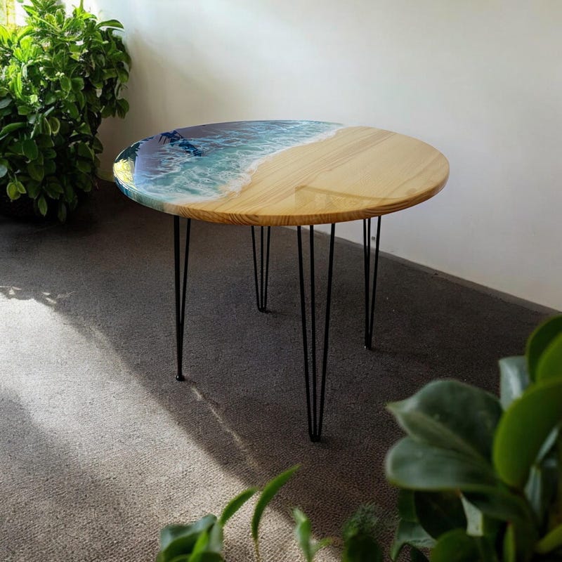 Resin Ocean Table - Etsy