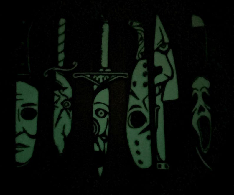 Halloween Icons Knife Set and Individuals - Etsy