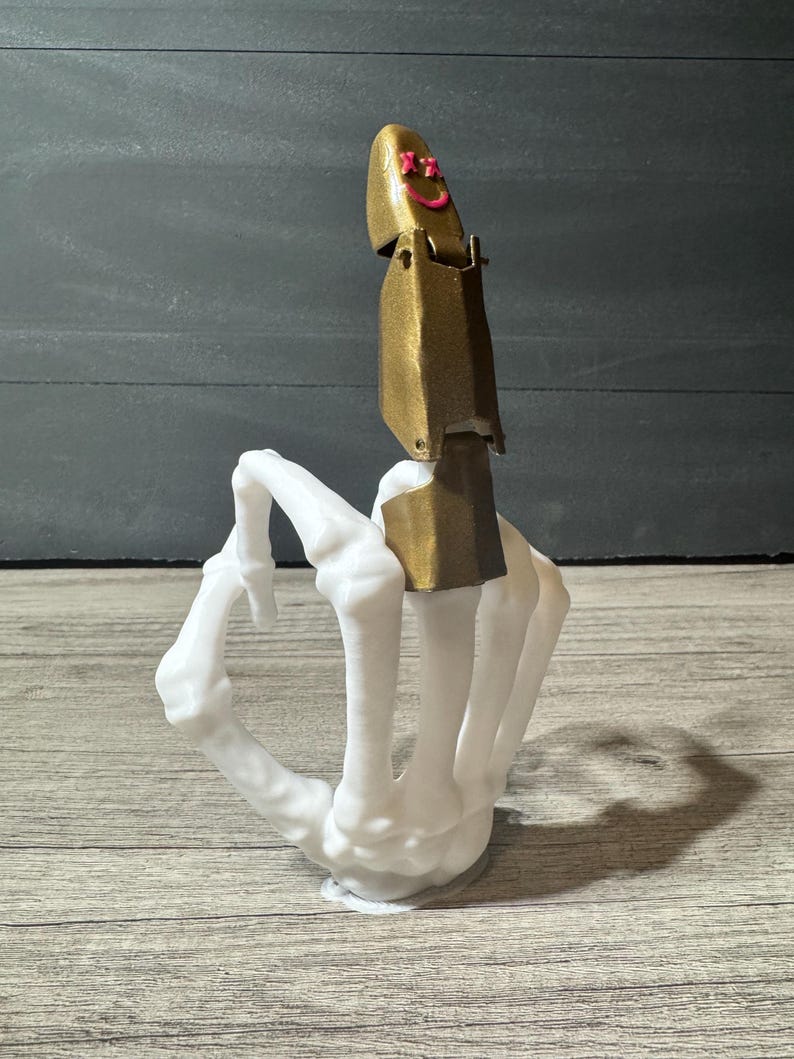 Jinx Mechanical Finger - League of Legends : Arcane L Hand Painted - Etsy