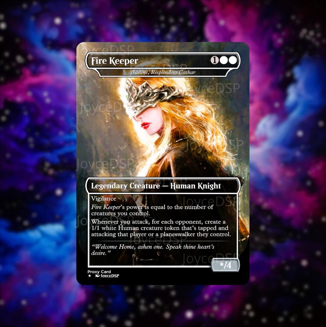 Adeline, Resplendent Cathar fire Keeper Magic Proxy - Etsy