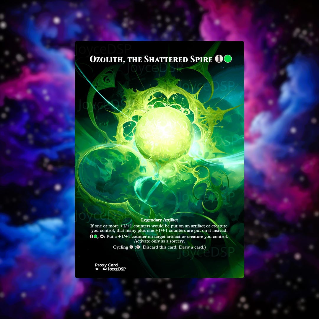 Ozolith, the Shattered Spire Magic Proxy - Etsy