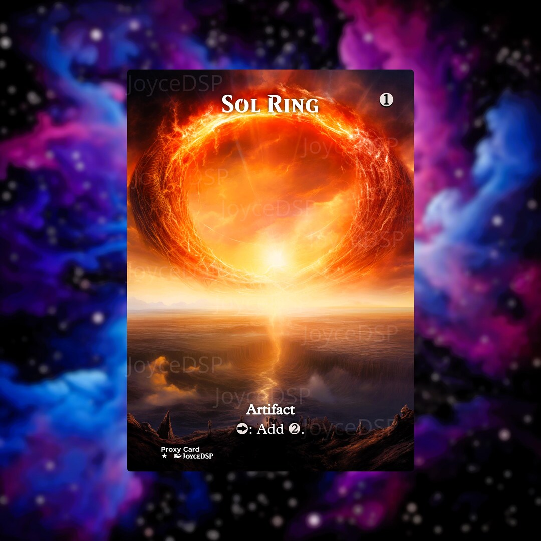 Sol Ring Magic Proxy - Etsy