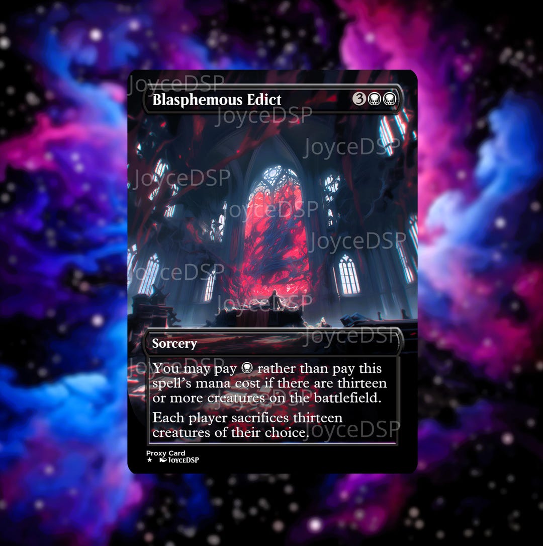 Blasphemous Edict Magic Proxy - Etsy