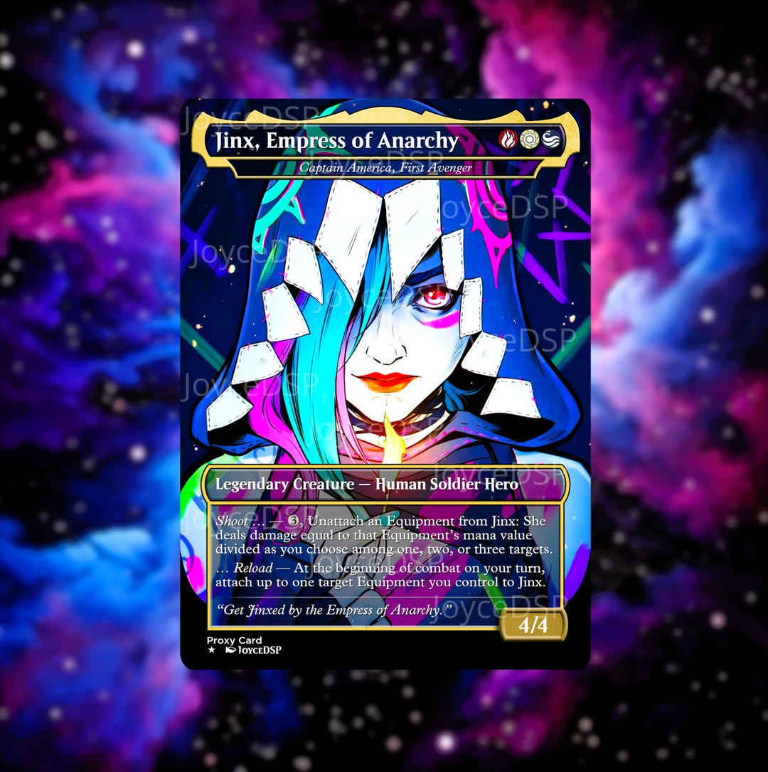 Captain America, First Avenger jinx, Empress of Anarchy Magic Proxy - Etsy