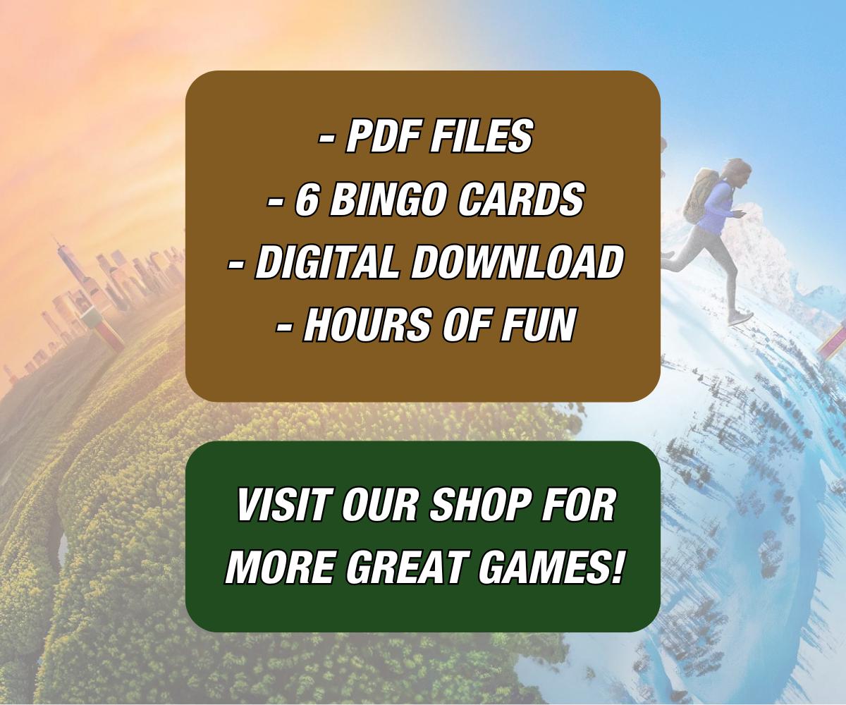 The Amazing Race Bingo | the Amazing Race Game | the Amazing Race Watch ...