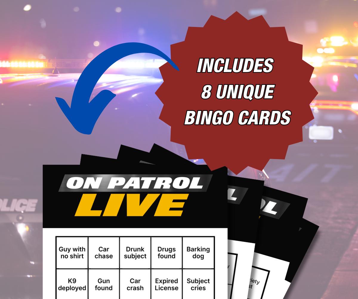 On Patrol Live Bingo: Watch Party Game (digital Download) - Etsy