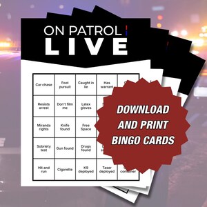 On Patrol Live Merchandise - Etsy