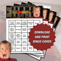 Home Alone Movie Bingo Game Printable Set Digital Instant Download ...