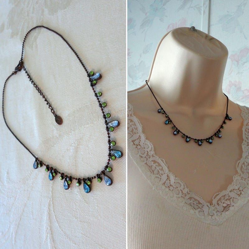 Liz Claiborne Choker - Etsy