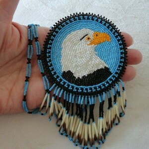 Make Offer-vintage Native American Indian Beadwork & Quillwork Bald ...