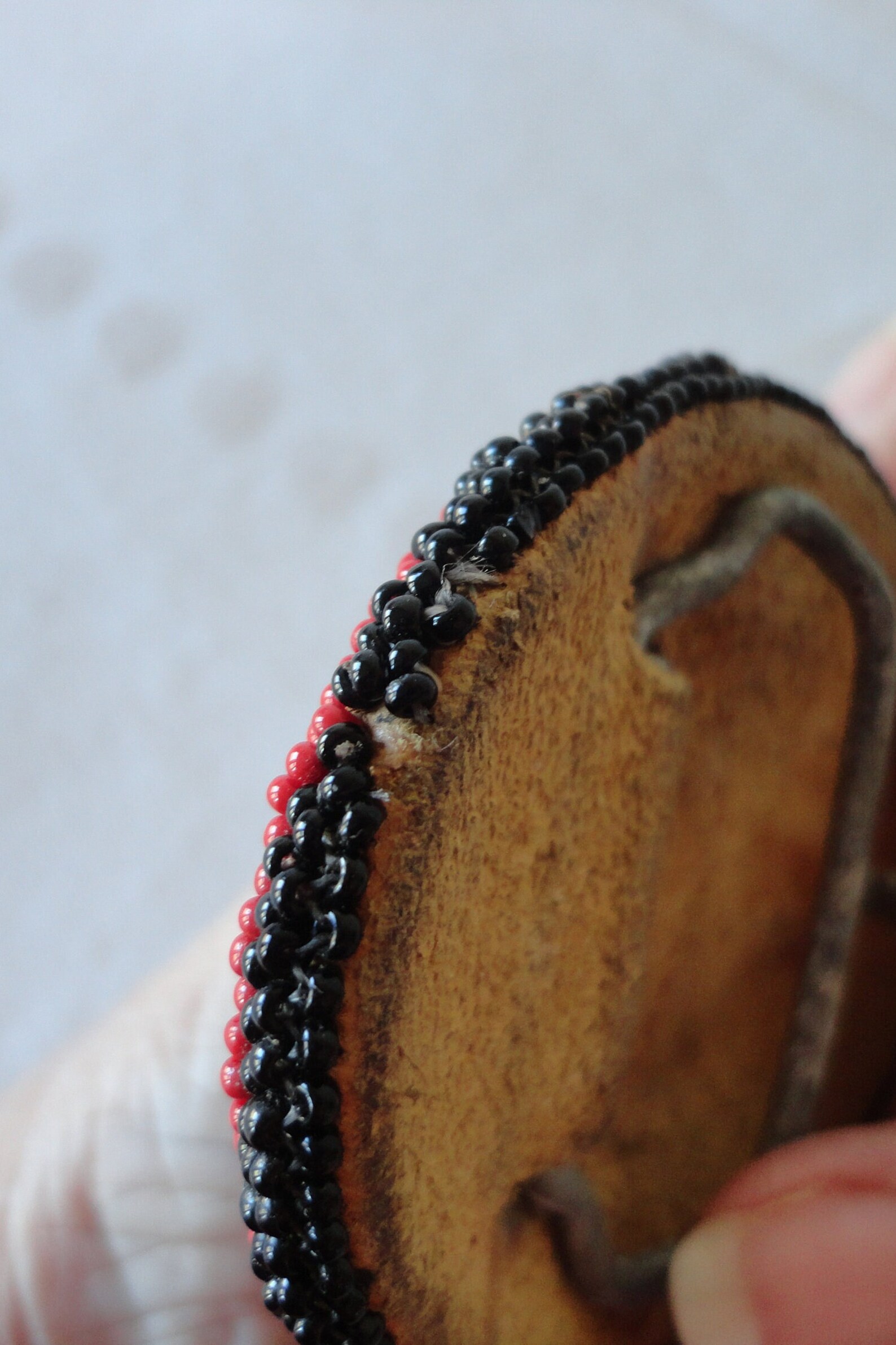 Vintage Native American Beaded Belt Buckle end of the - Etsy