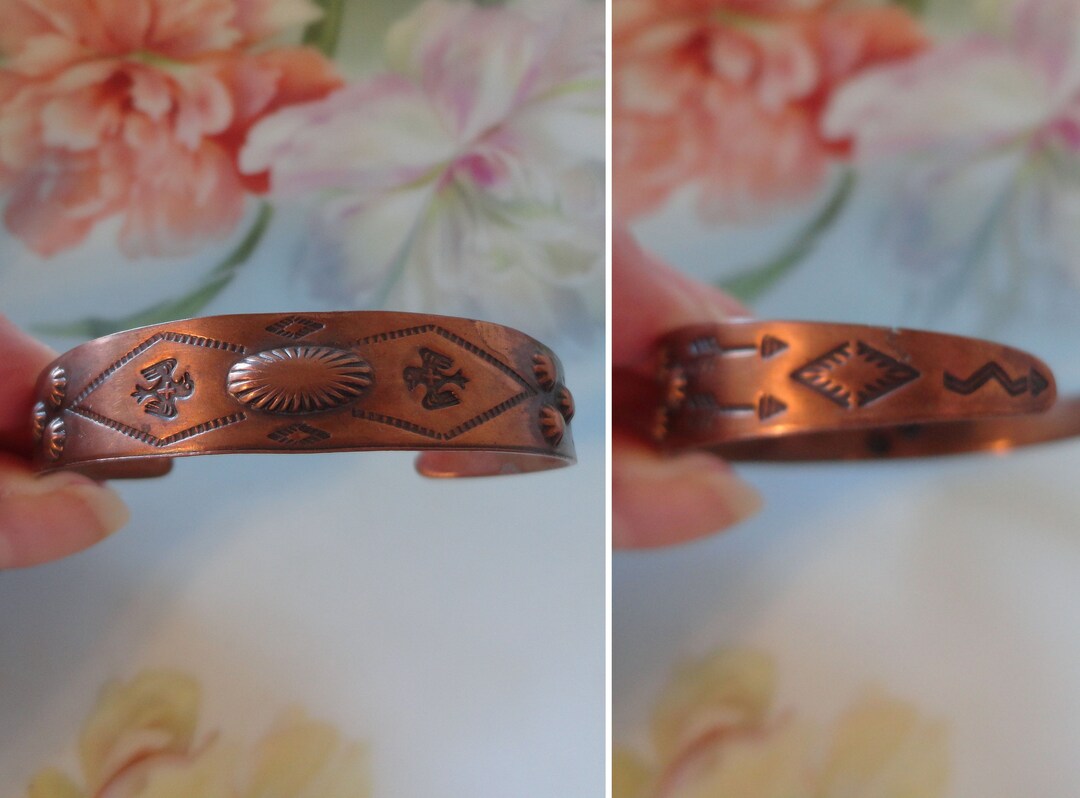 Vintage 1960s SMALL Size Bell Trading Post Copper Native - Etsy