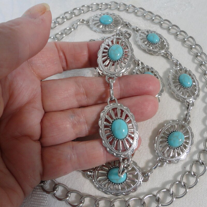 Turquoise Belts - Etsy