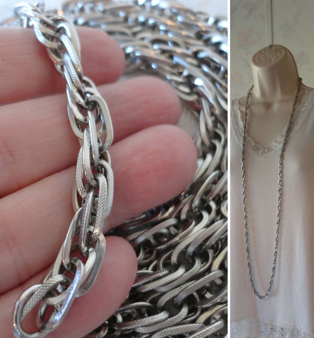 Vintage 48 Prince of Wales Chain Necklace Fabulous Estate Jewelry High ...