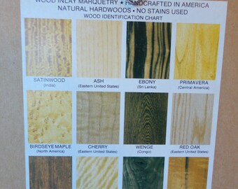 Wood Identification Chart