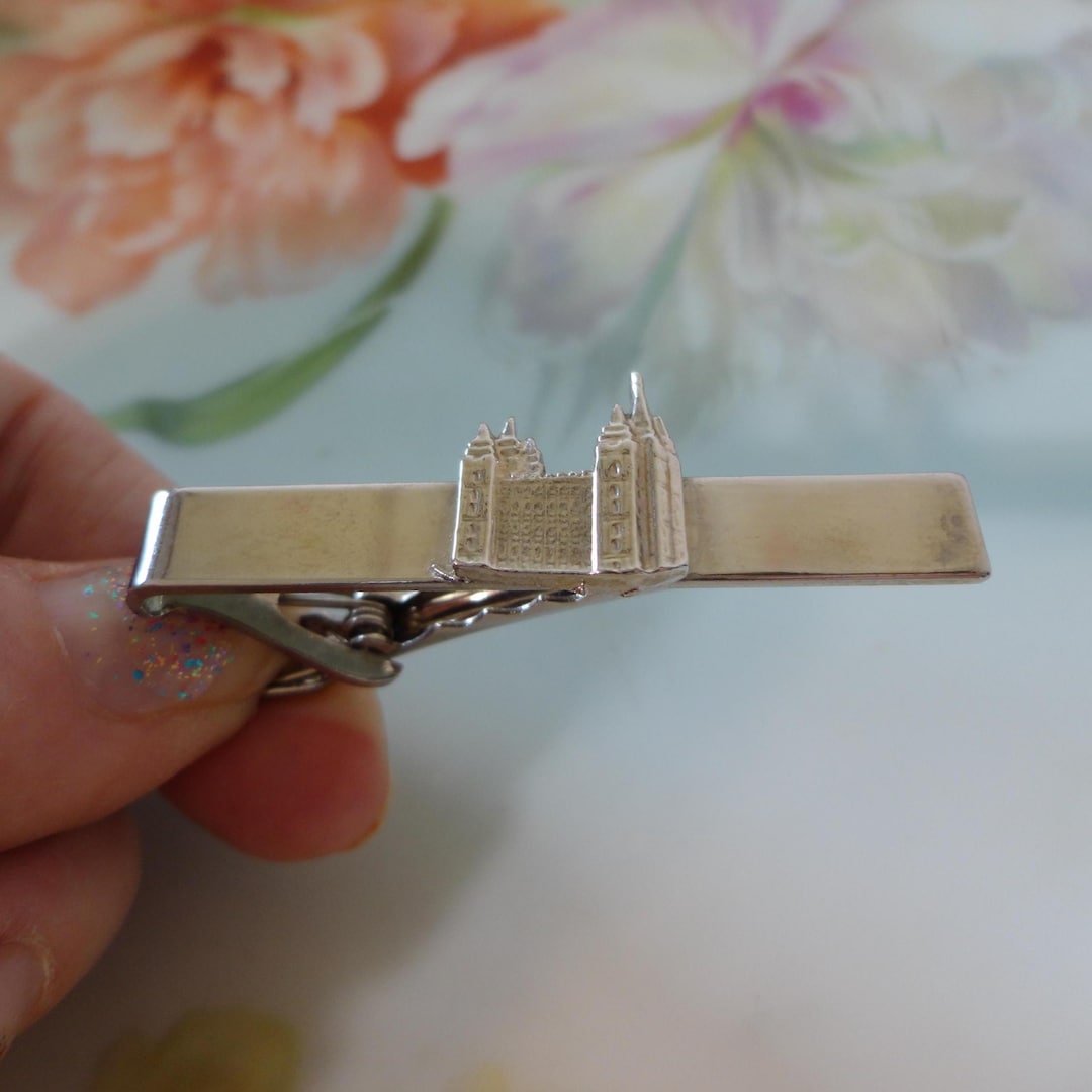 LDS Mormon Temple Tie Clip Latter Day Saints Temple Tie Clip Tie Bar ...