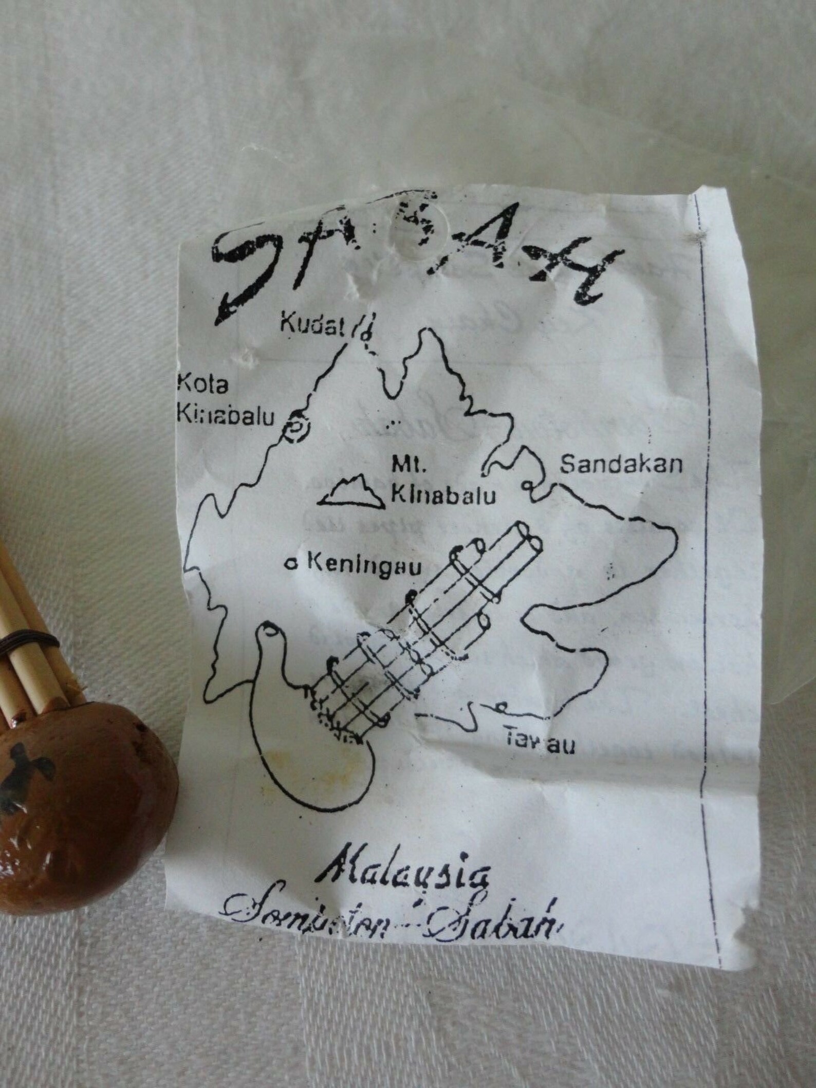 Vintage Handmade Borneo Sompoton/sumpotan bamboo Pipes Gourd - Etsy