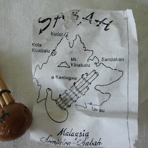 Vintage Handmade Borneo Sompoton/sumpotan (bamboo Pipes Gourd Mouth ...