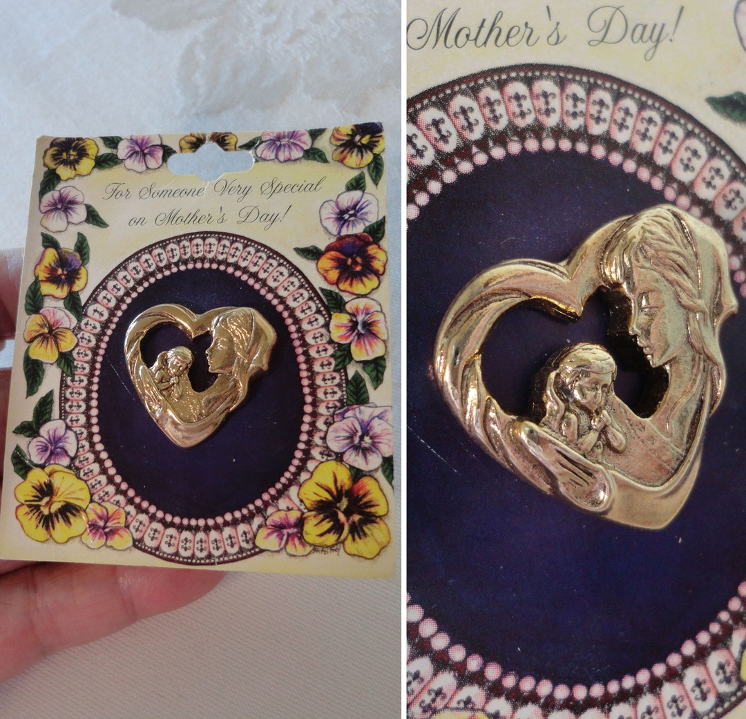Vintage Mother's Day Pin Mother & Daughter to Someone Very Special on ...