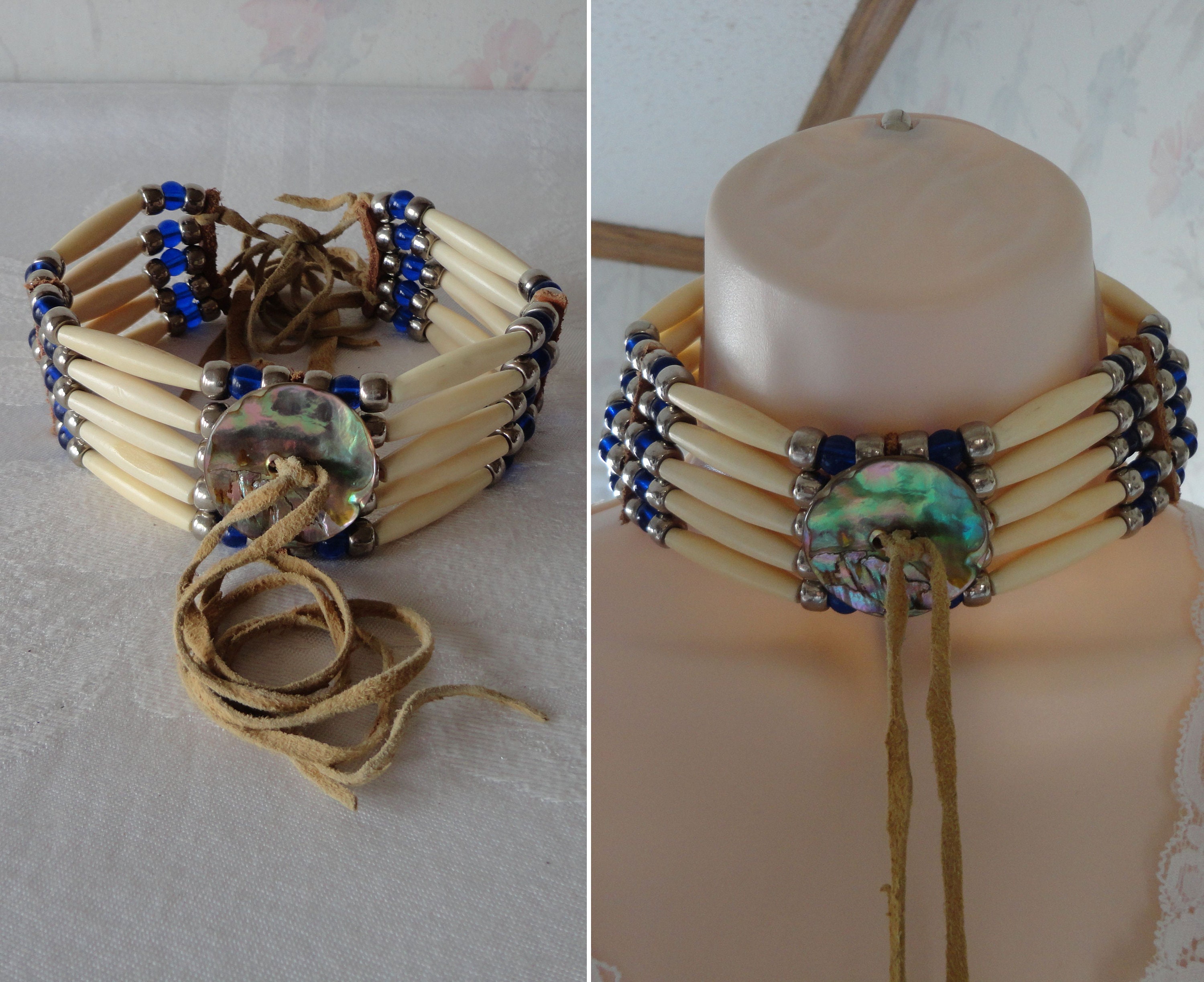 Native American Bone Choker