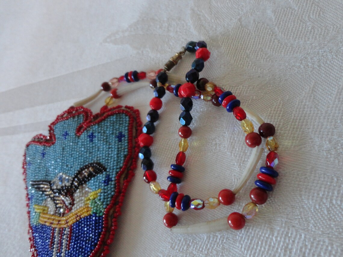 Rare Vintage Yakama Nation Native American Indian Beadwork - Etsy