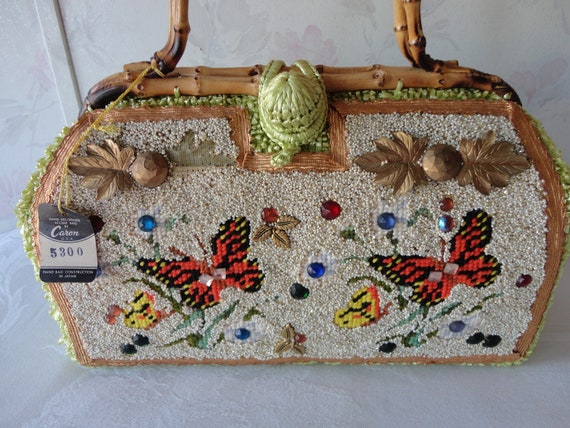 Vintage Caron Hand Fashioned Handbag Embellishments N… - Gem