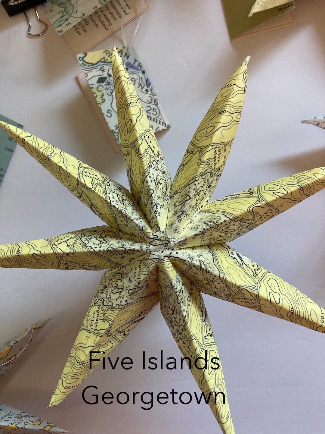 Maine Chart Stars - 8 Ray- Coastal Maine - Five Islands Georgetown ...