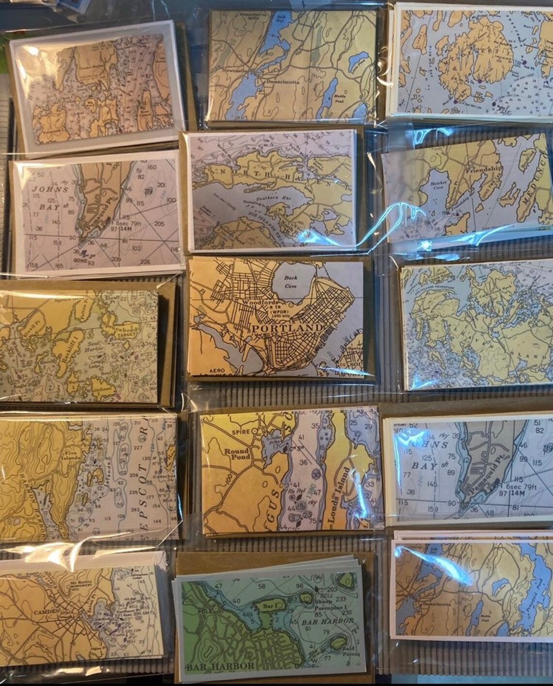 Vintage 1960's Cape Cod and Islands Gift Enclosure Mini Cards-vintage ...