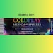 Editable Coldplay Music of the Spheres Canva Concert Ticket Template ...