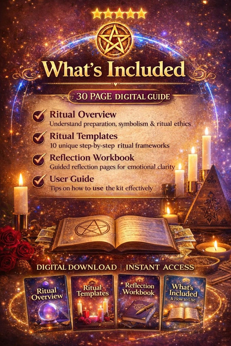 Love Guide Ritual Kit | Strong Love Obsession Release | 30 Page Digital ...
