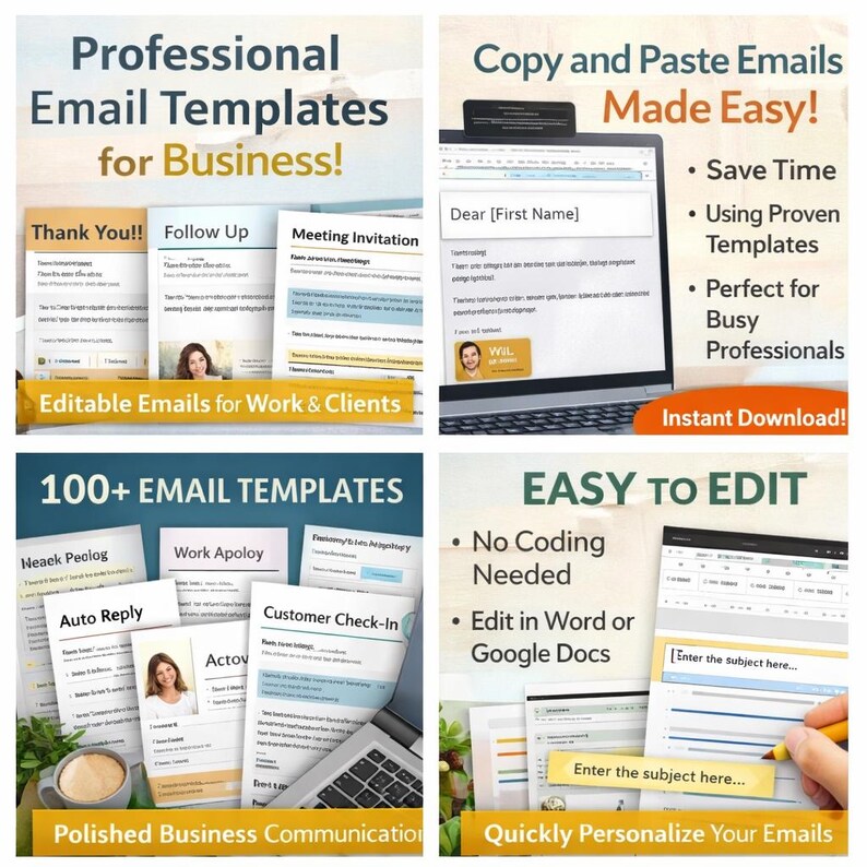 Email Signature Templates Canva | Professional Email Signature Design ...