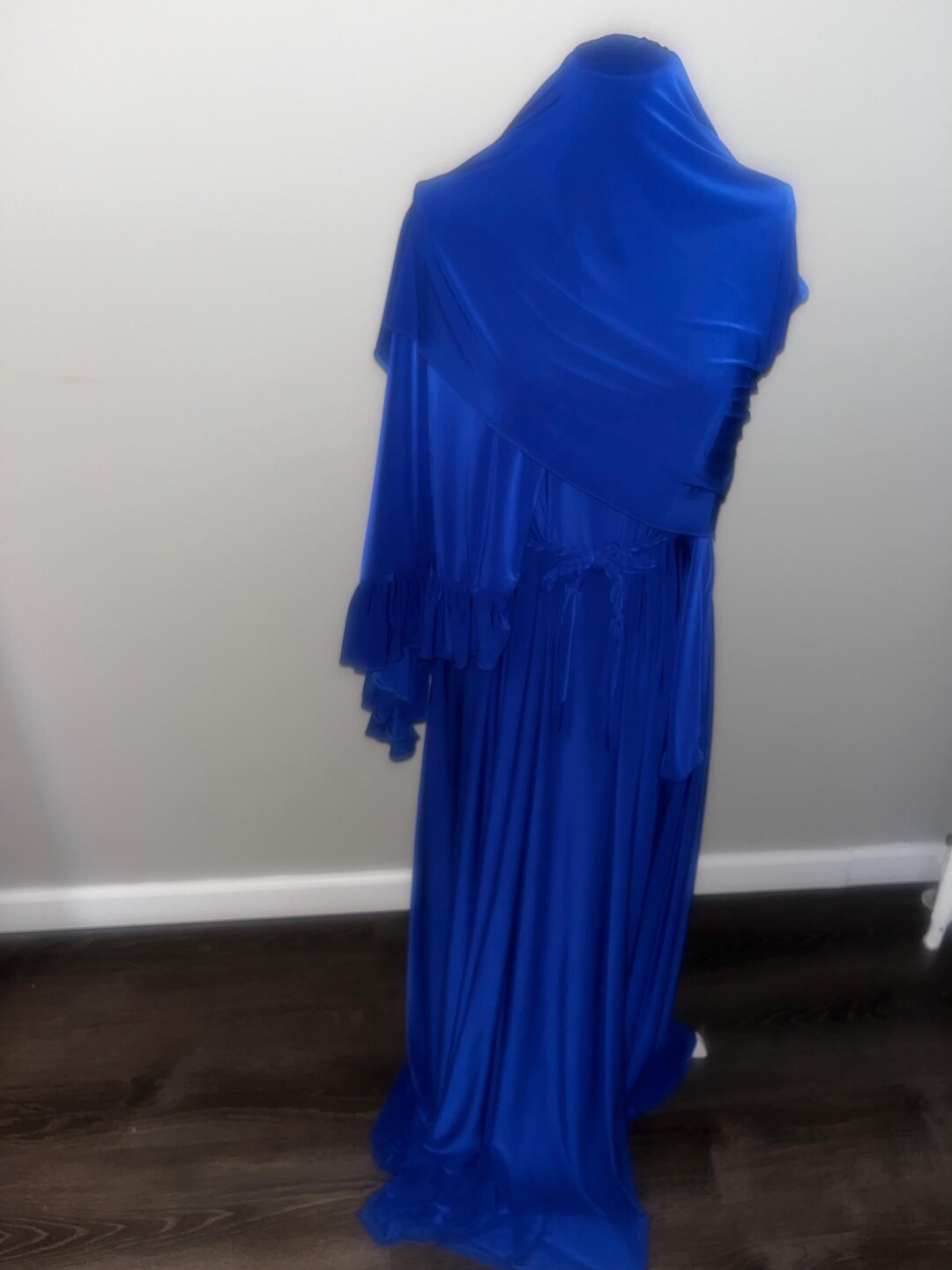 Royal Blue Flowy Aline Dress - Etsy