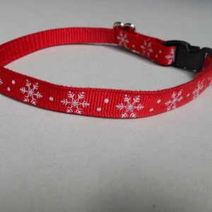 Winter Breakaway Cat or Kitten Collar Snowflakes - Etsy