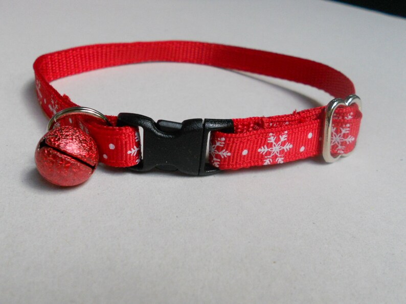 Winter Breakaway Cat or Kitten Collar Snowflakes | Etsy
