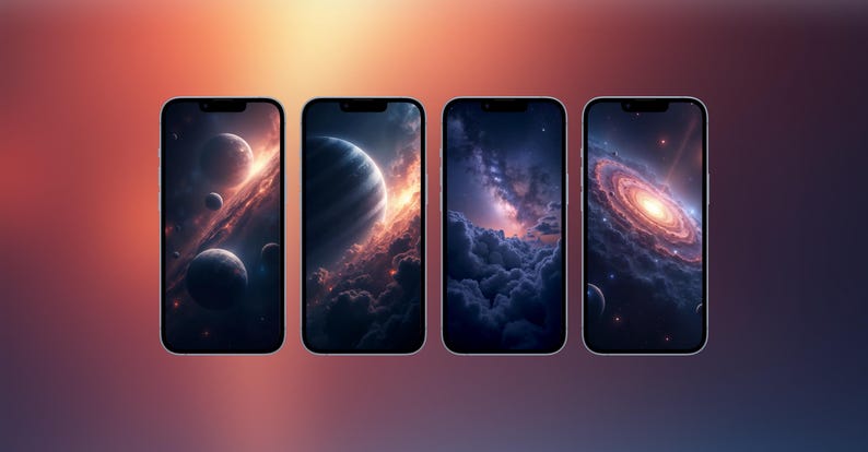 Cosmic Wonders Mobile Wallpaper Pack 8 Breathtaking Cosmic and Galactic Wallpapers for iPhone ...